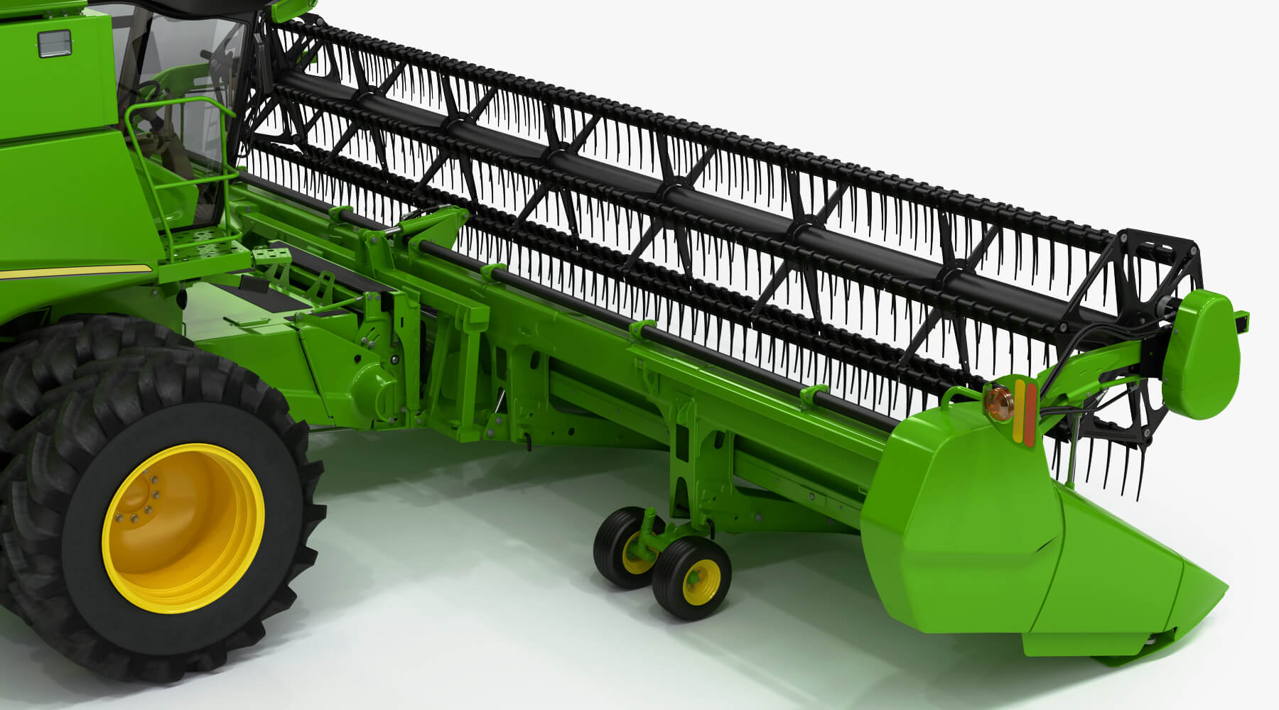 Combine Harvester John Deere S680 - 3D Model by modelspro