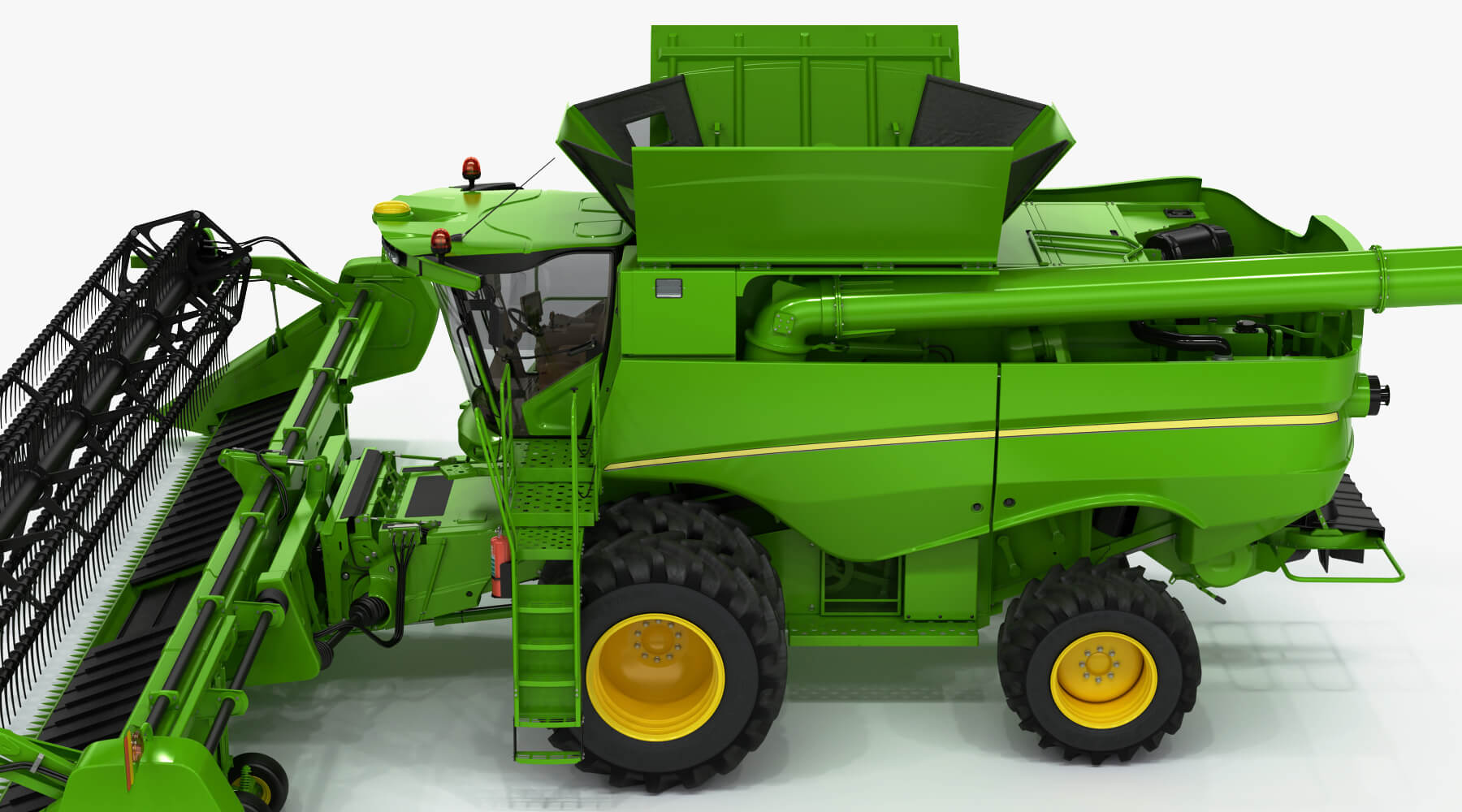 Combine Harvester John Deere S680 - 3D Model by modelspro