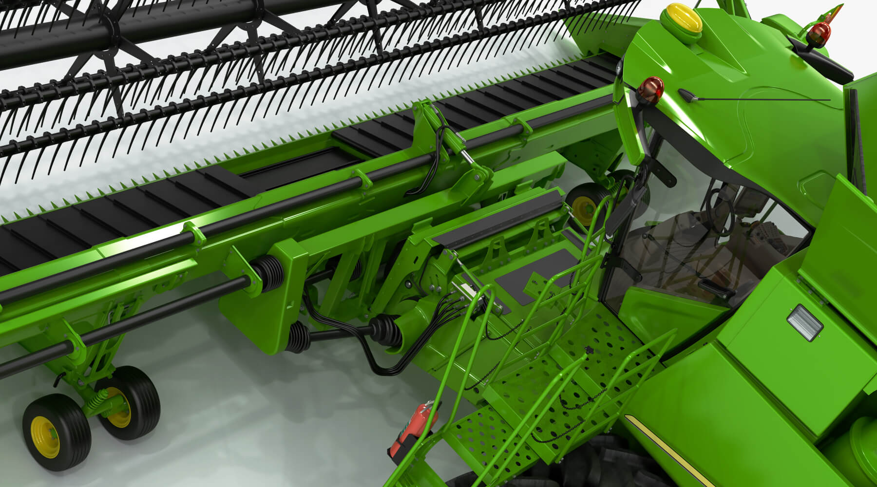 Combine Harvester John Deere S680 - 3D Model by modelspro