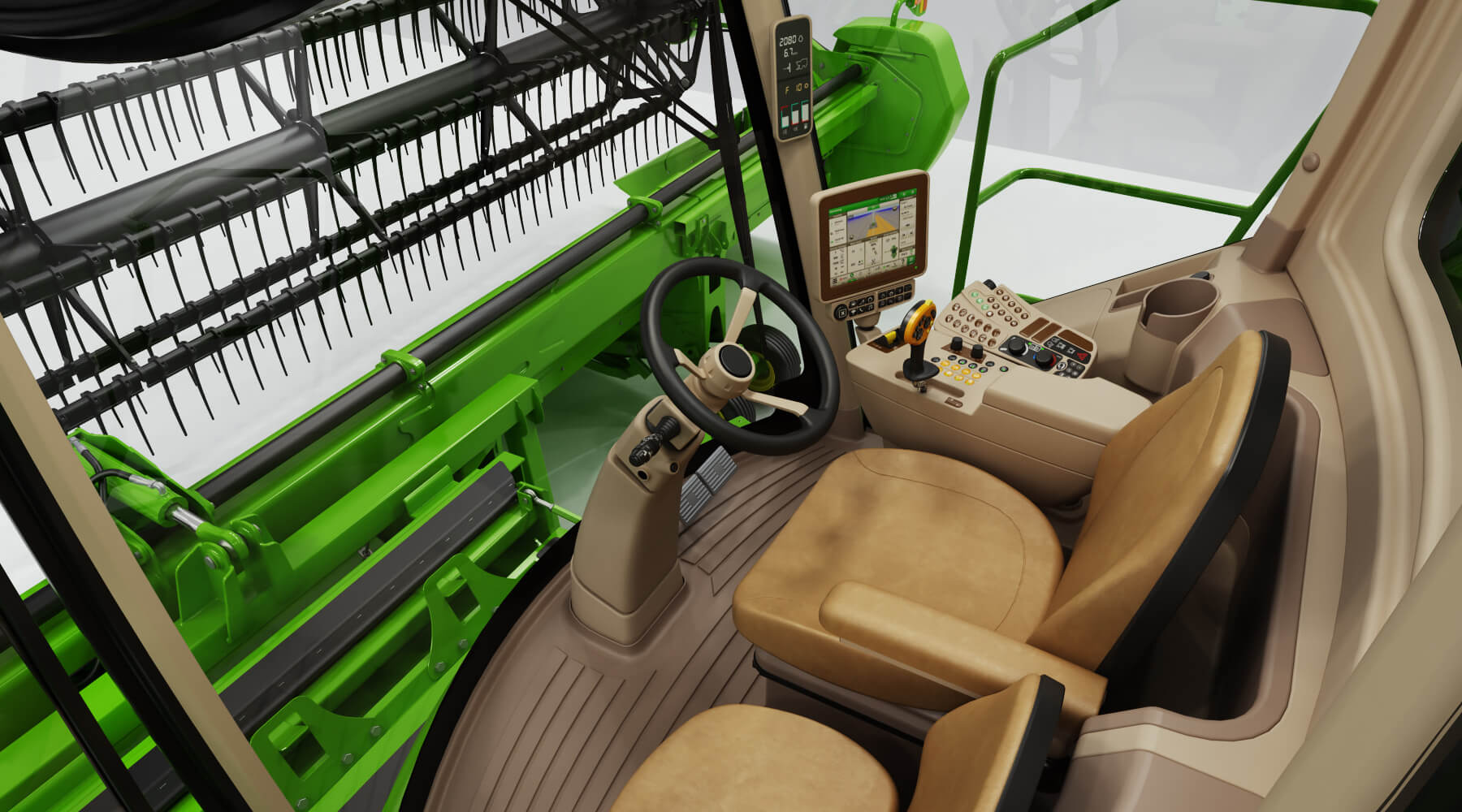 Combine Harvester John Deere S680 - 3D Model by modelspro