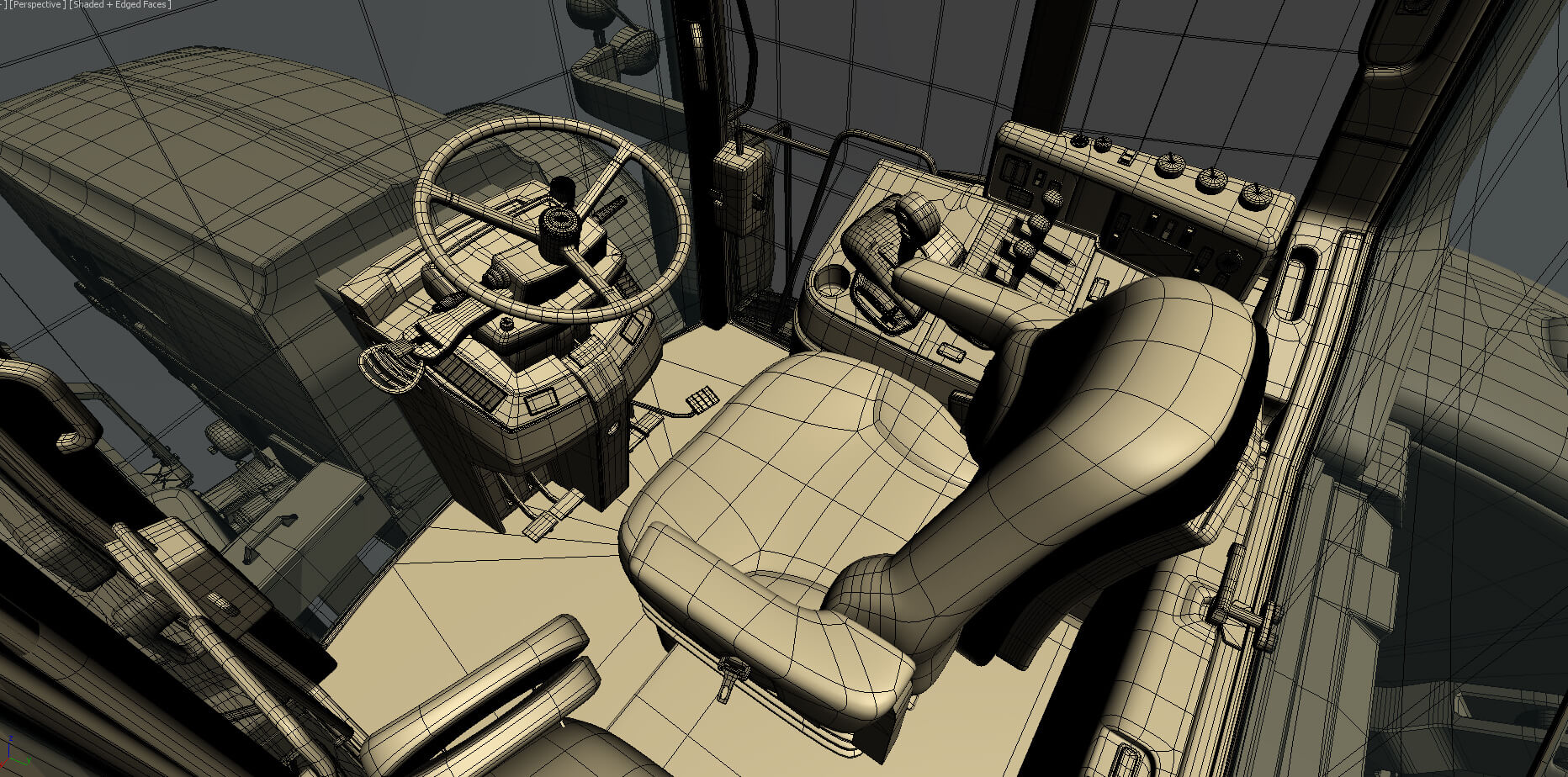 Farm Tractor John Deere 6195M - 3D Model by modelspro