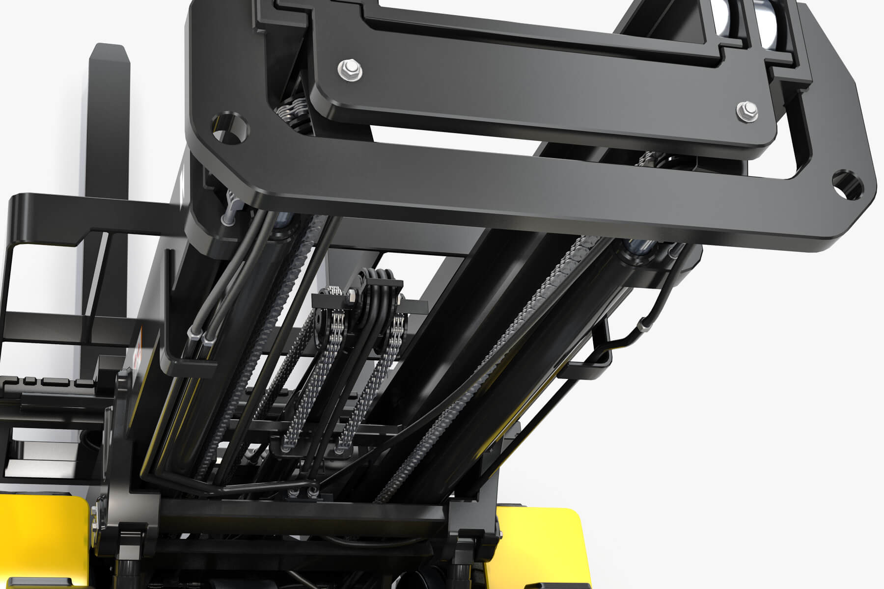 Forklift Komatsu BX50 Rigged - 3D Model by modelspro
