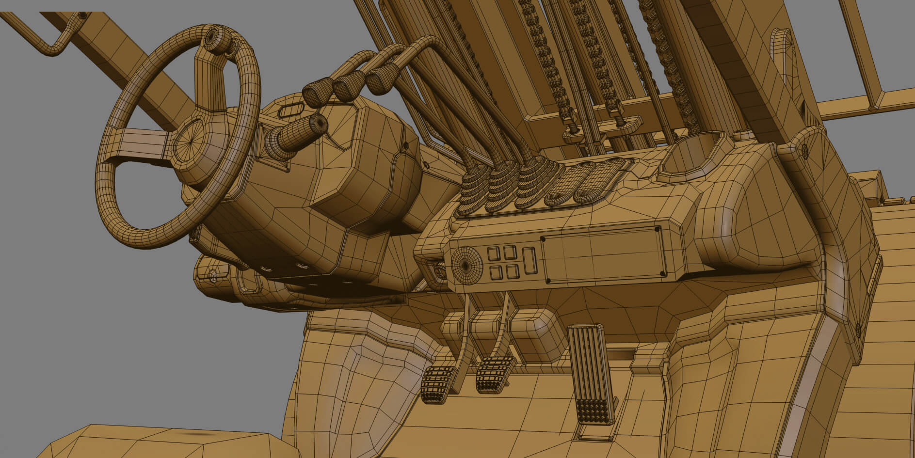 Forklift Komatsu BX50 Rigged - 3D Model by modelspro