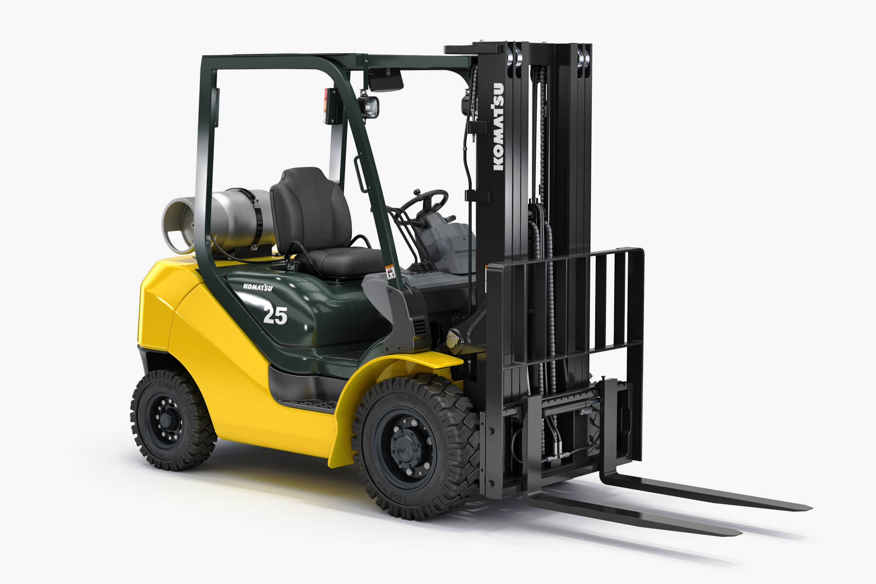 Forklift Komatsu BX50 - 3D Model by modelspro
