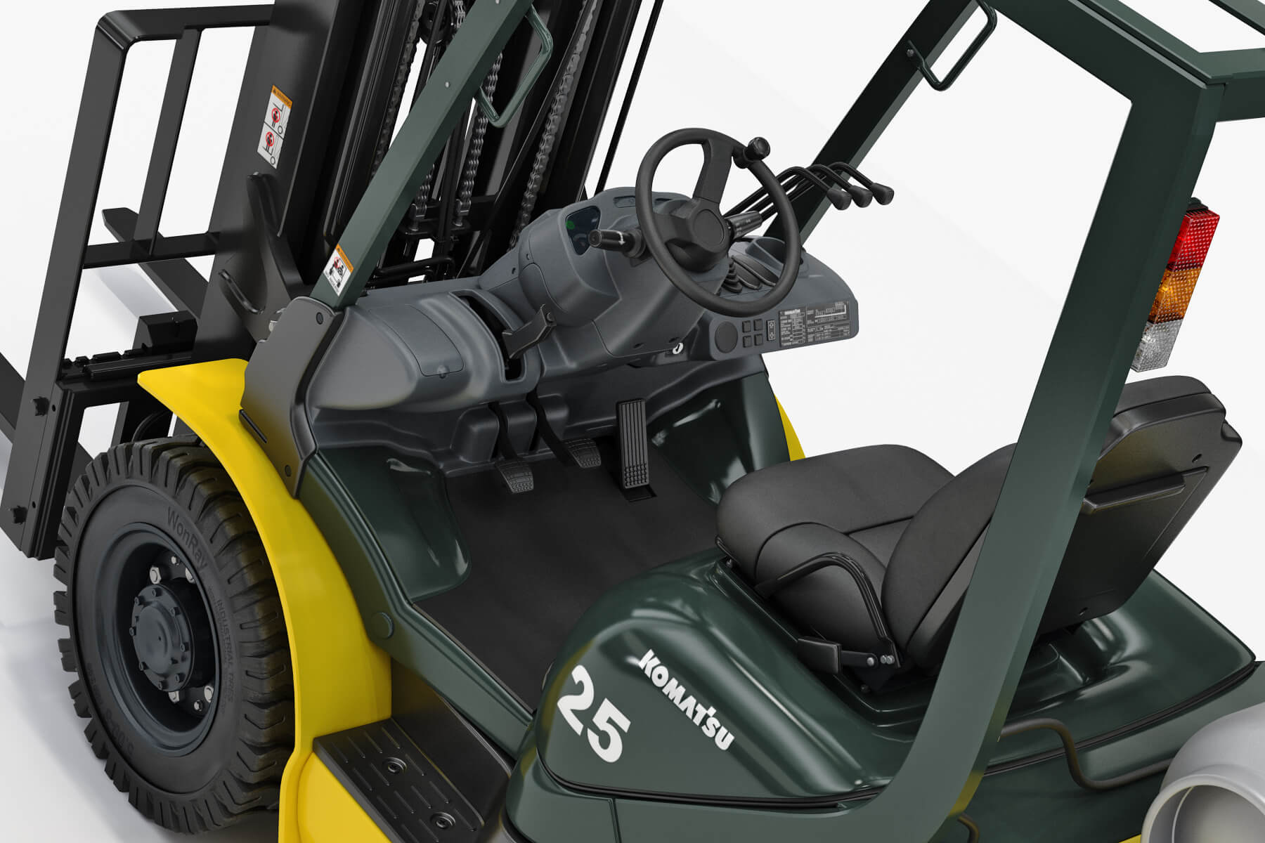 Forklift Komatsu BX50 - 3D Model by modelspro