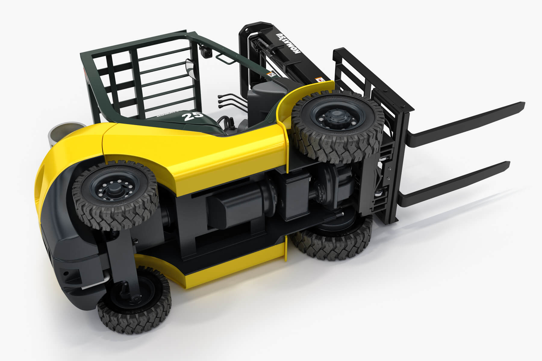 Forklift Komatsu BX50 - 3D Model by modelspro