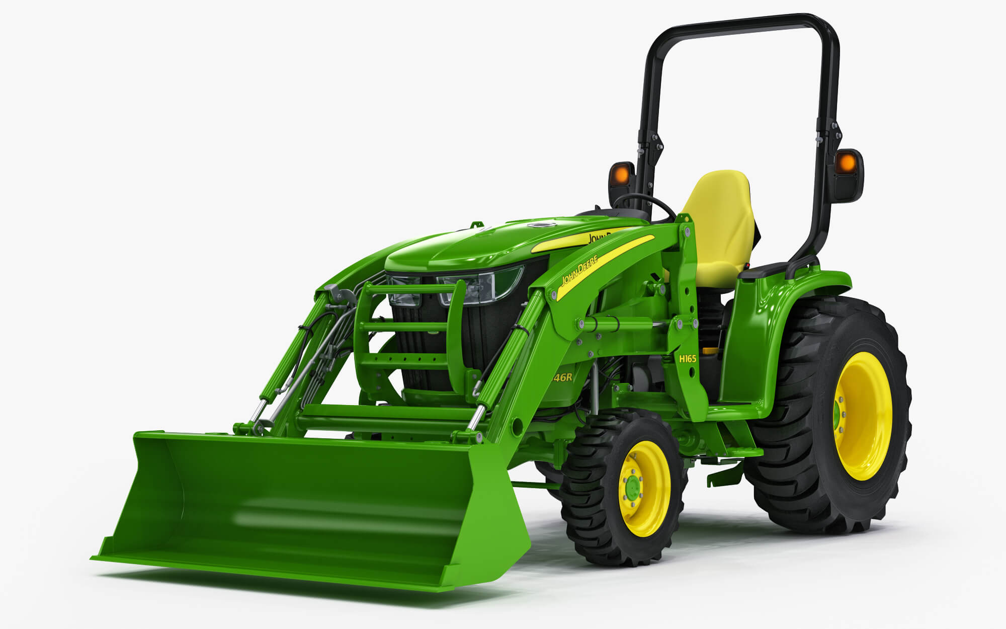 John Deere 3046R Tractor Utility - 3D Model by modelspro
