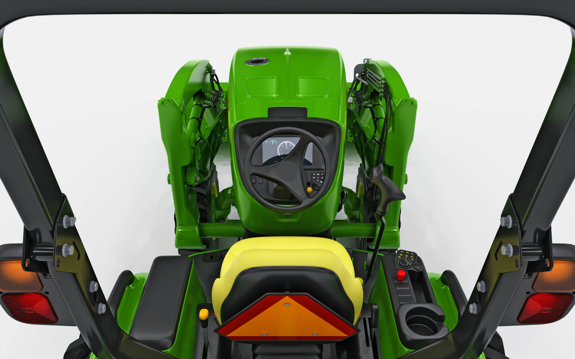 John Deere 3046R Tractor Utility - 3D Model by modelspro