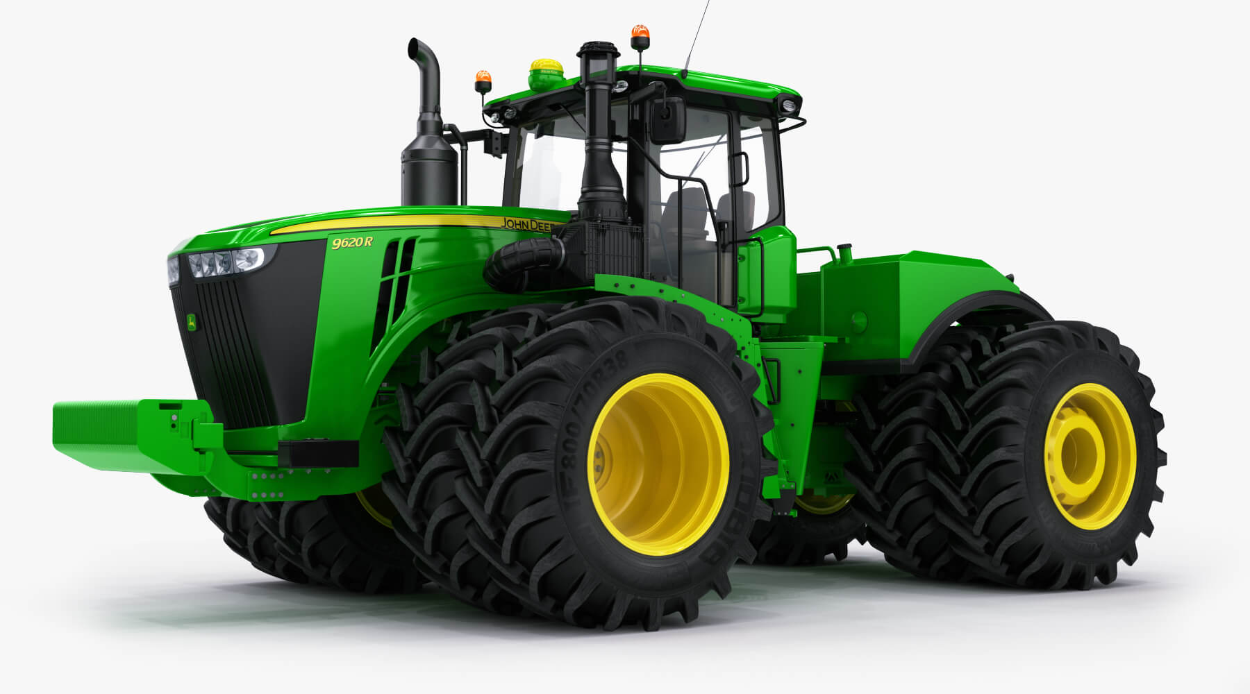 John Deere 9620R Wheeled Power Tractor - 3D Model by modelspro