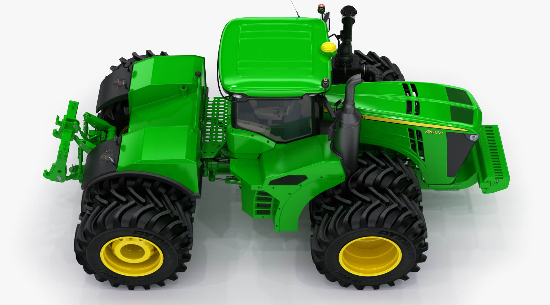 John Deere 9620R Wheeled Power Tractor - 3D Model by modelspro