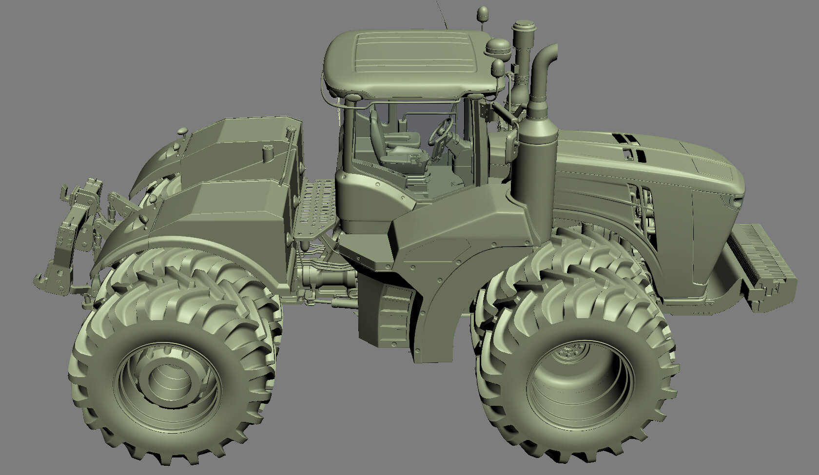 John Deere 9620R Wheeled Power Tractor - 3D Model by modelspro