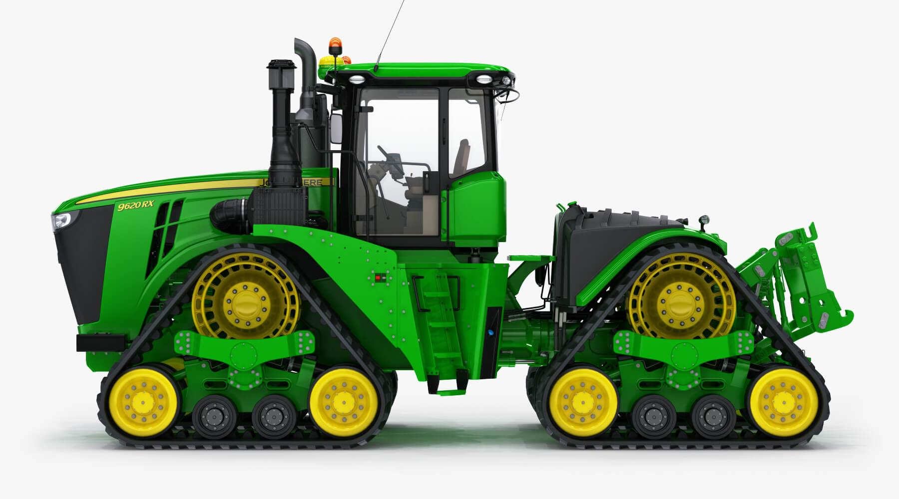 John Deere 9620 RX Tracked Power Tractor - 3D Model by modelspro