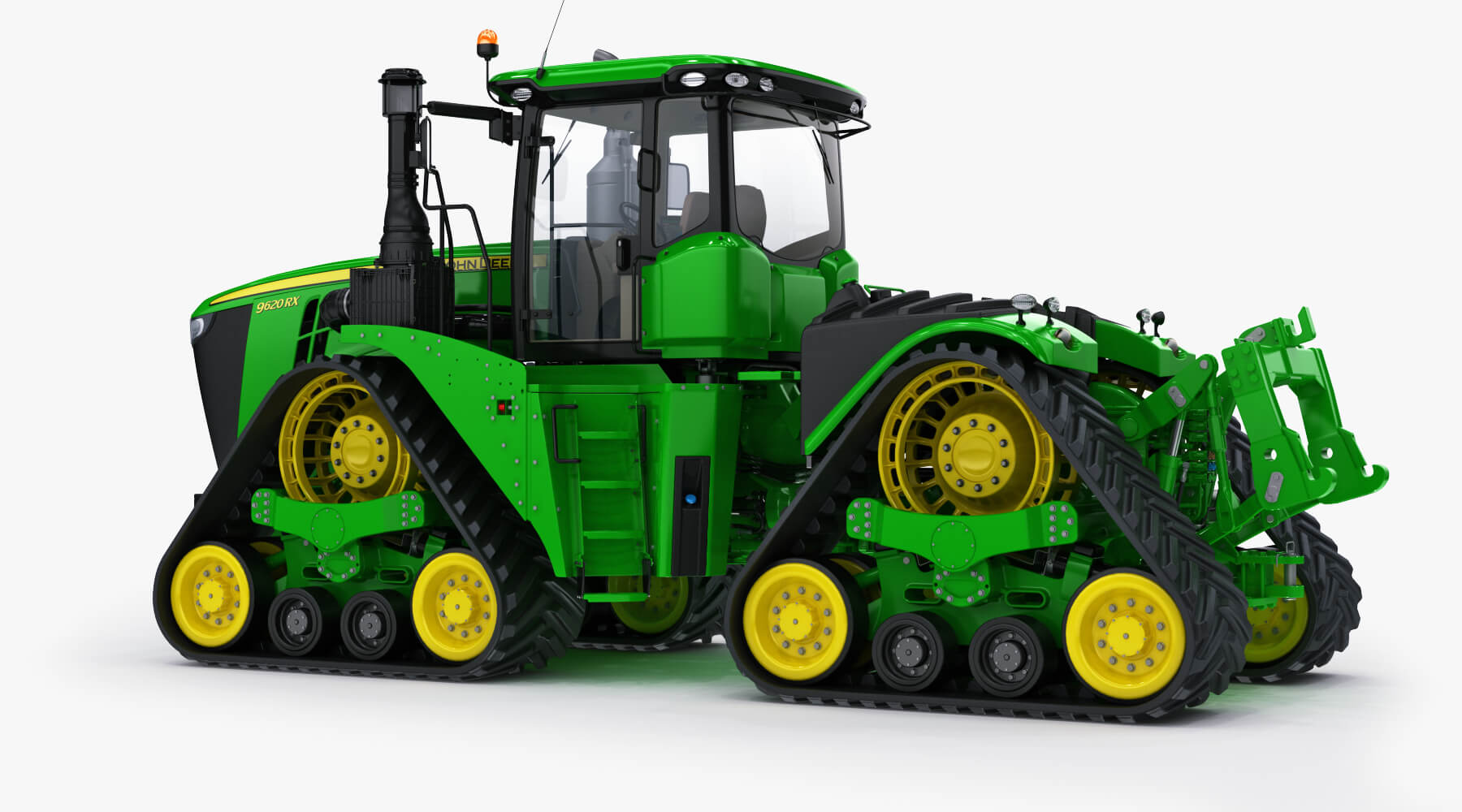 John Deere 9620 RX Tracked Power Tractor - 3D Model by modelspro