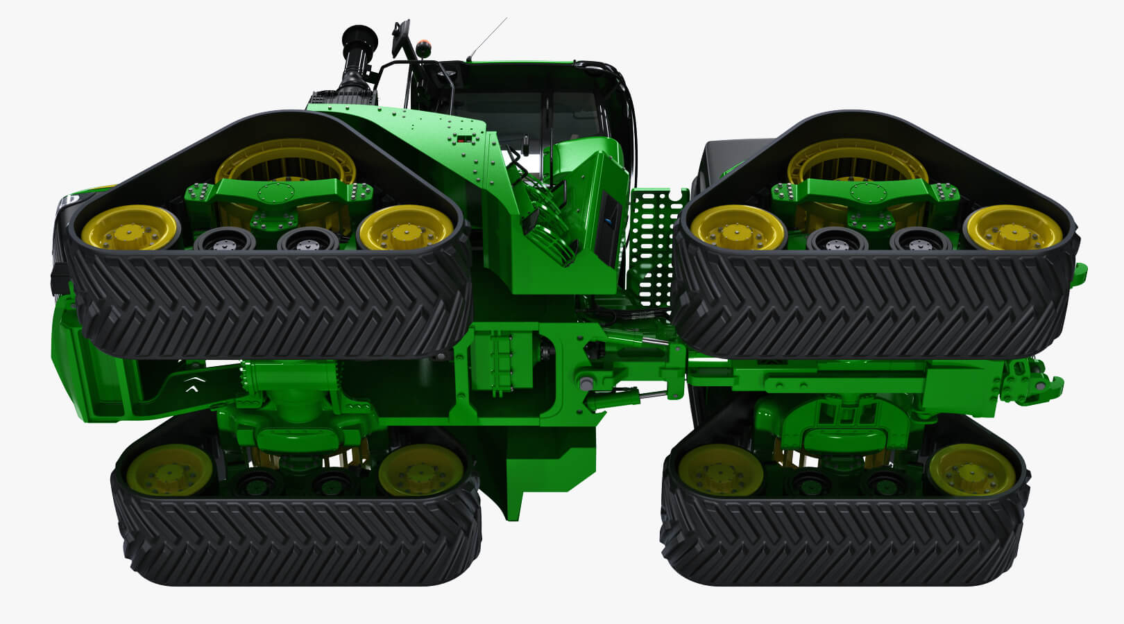 John Deere 9620 RX Tracked Power Tractor - 3D Model by modelspro