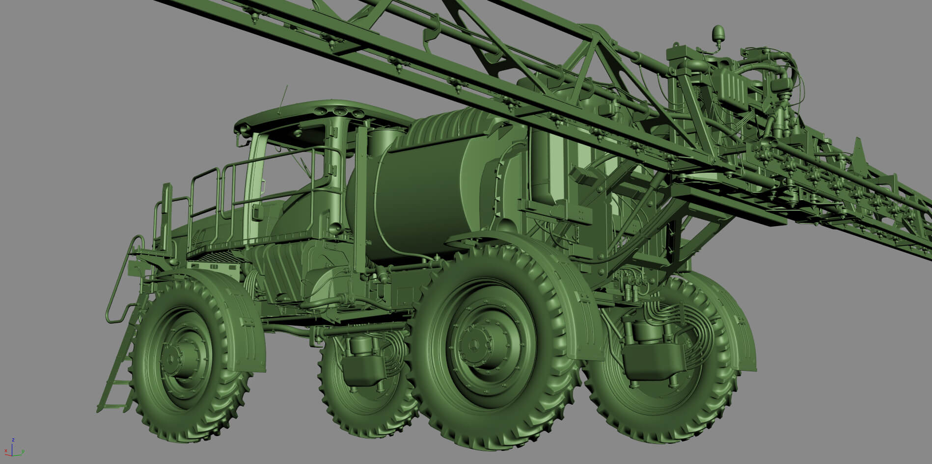 John Deere R4045 Sprayer - 3D Model by modelspro