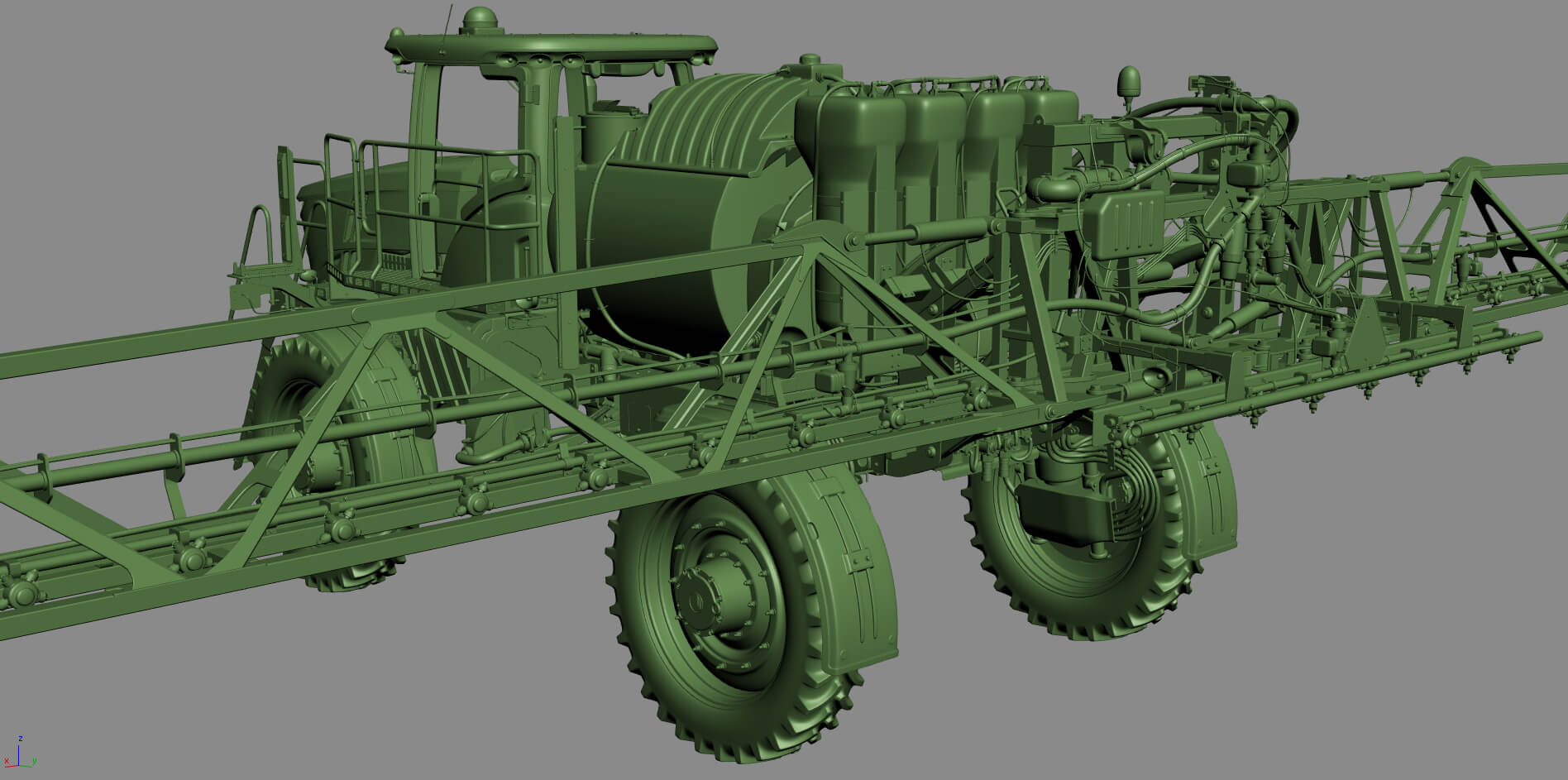 John Deere R4045 Sprayer - 3D Model by modelspro
