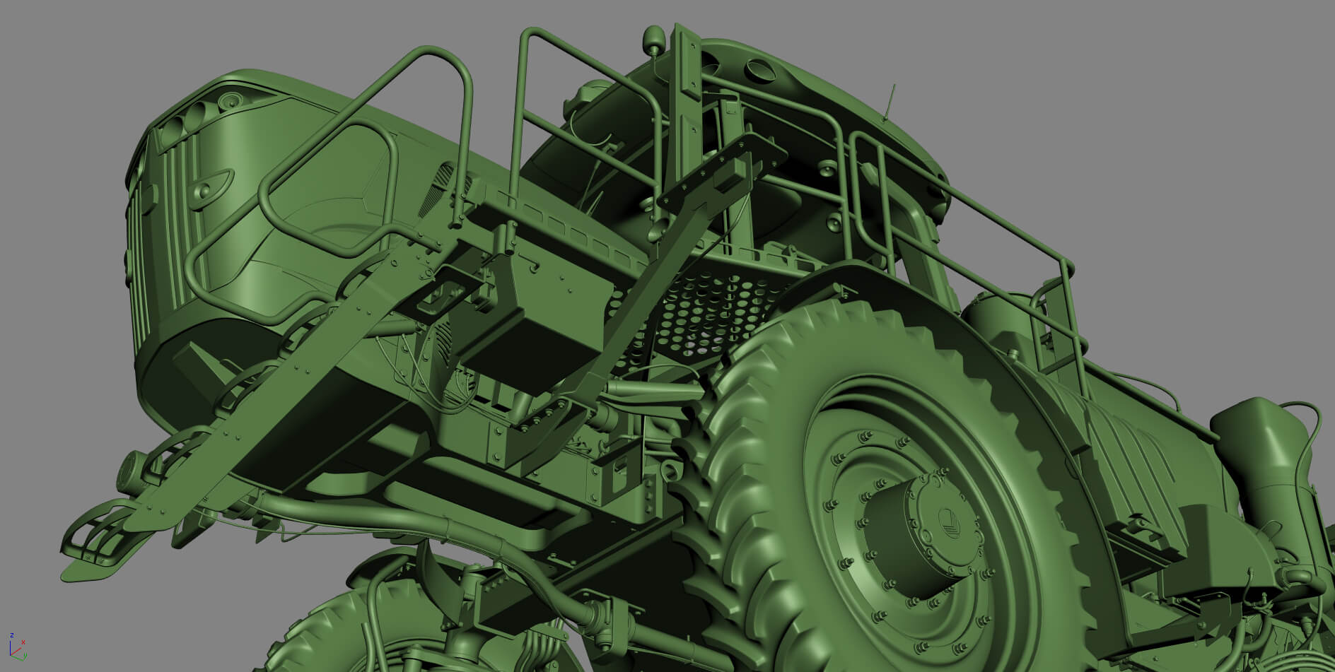 John Deere R4045 Sprayer - 3D Model by modelspro