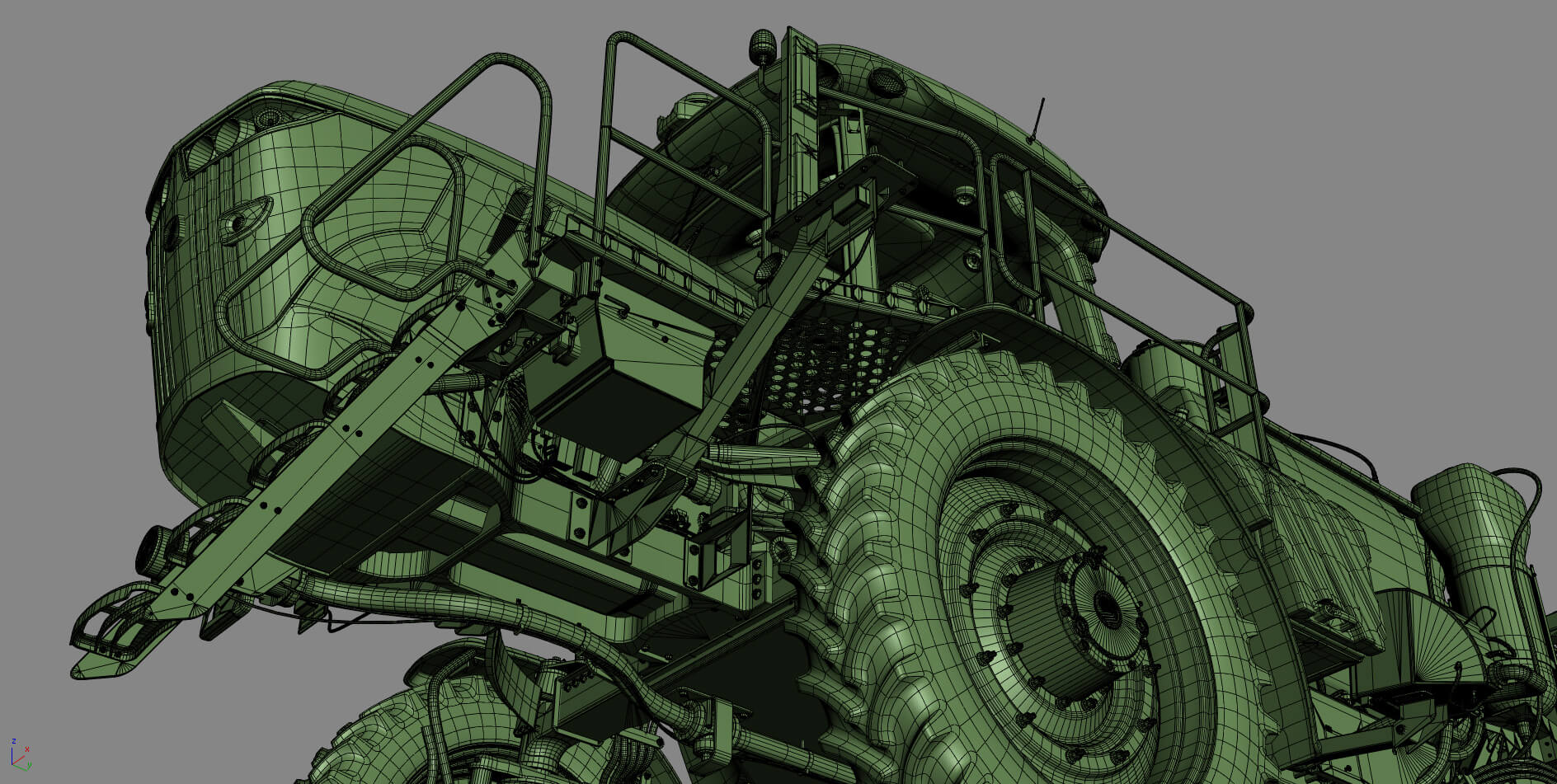 John Deere R4045 Sprayer - 3D Model by modelspro