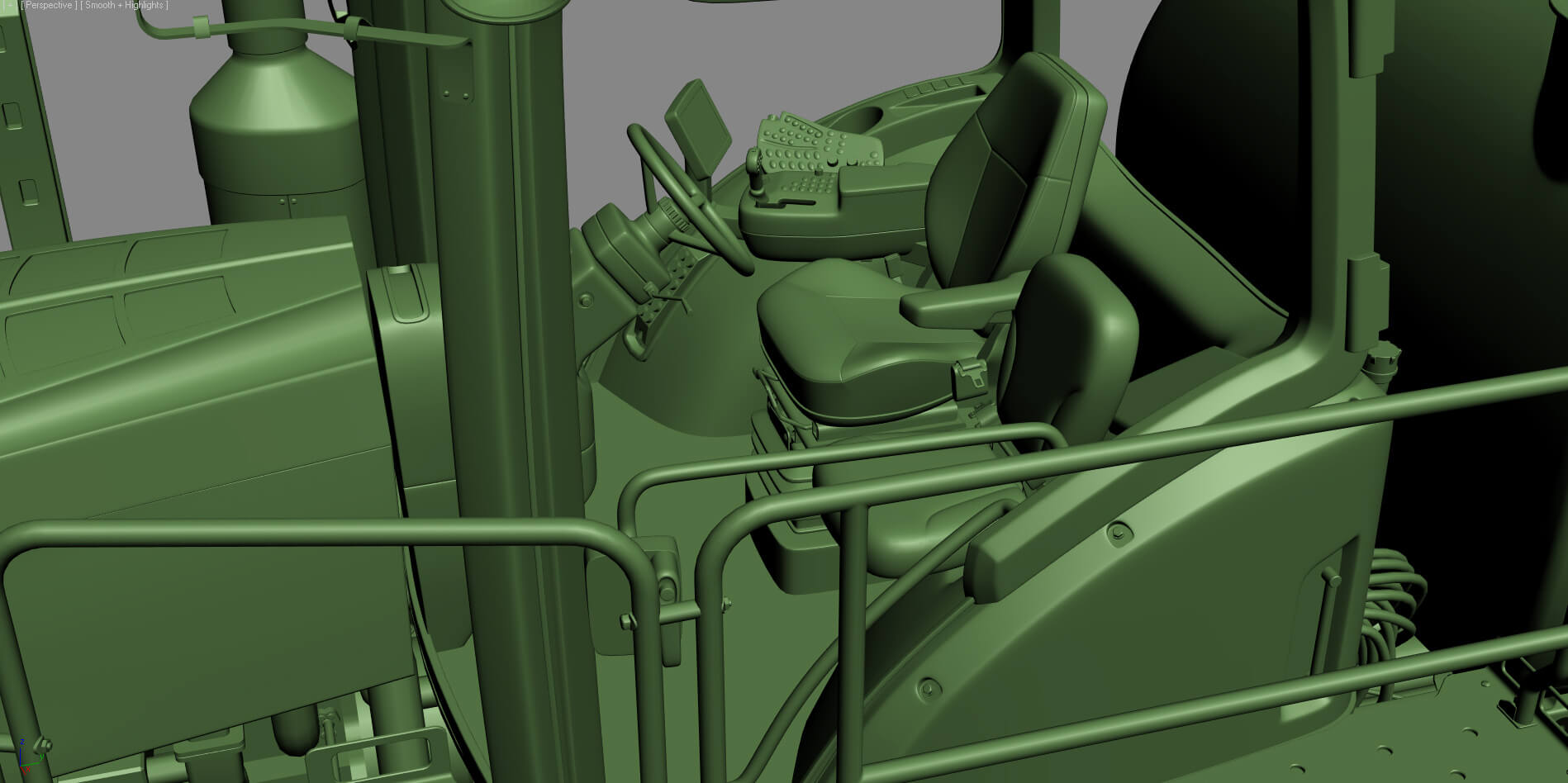 John Deere R4045 Sprayer - 3D Model by modelspro