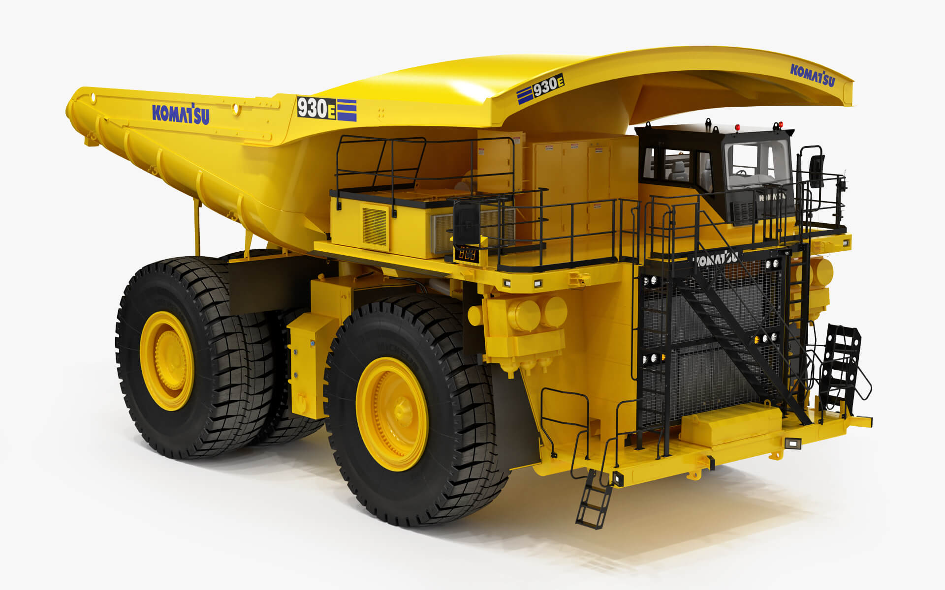 Komatsu 930 E-5 Mining Dump Truck 3D Model by modelspro