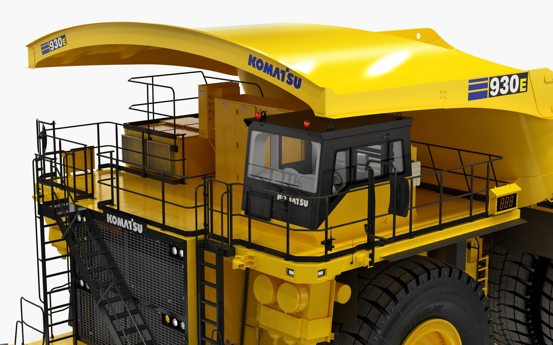 Komatsu 930 E-5 Mining Dump Truck 3D Model by modelspro