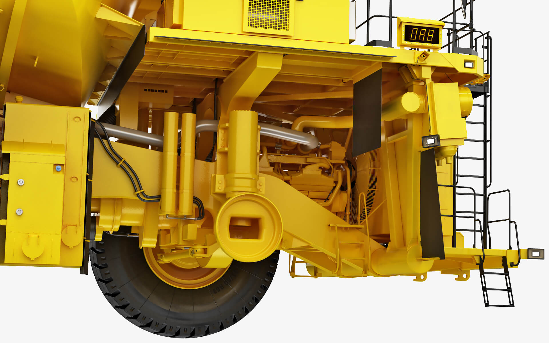 Komatsu 930 E-5 Mining Dump Truck 3D Model by modelspro