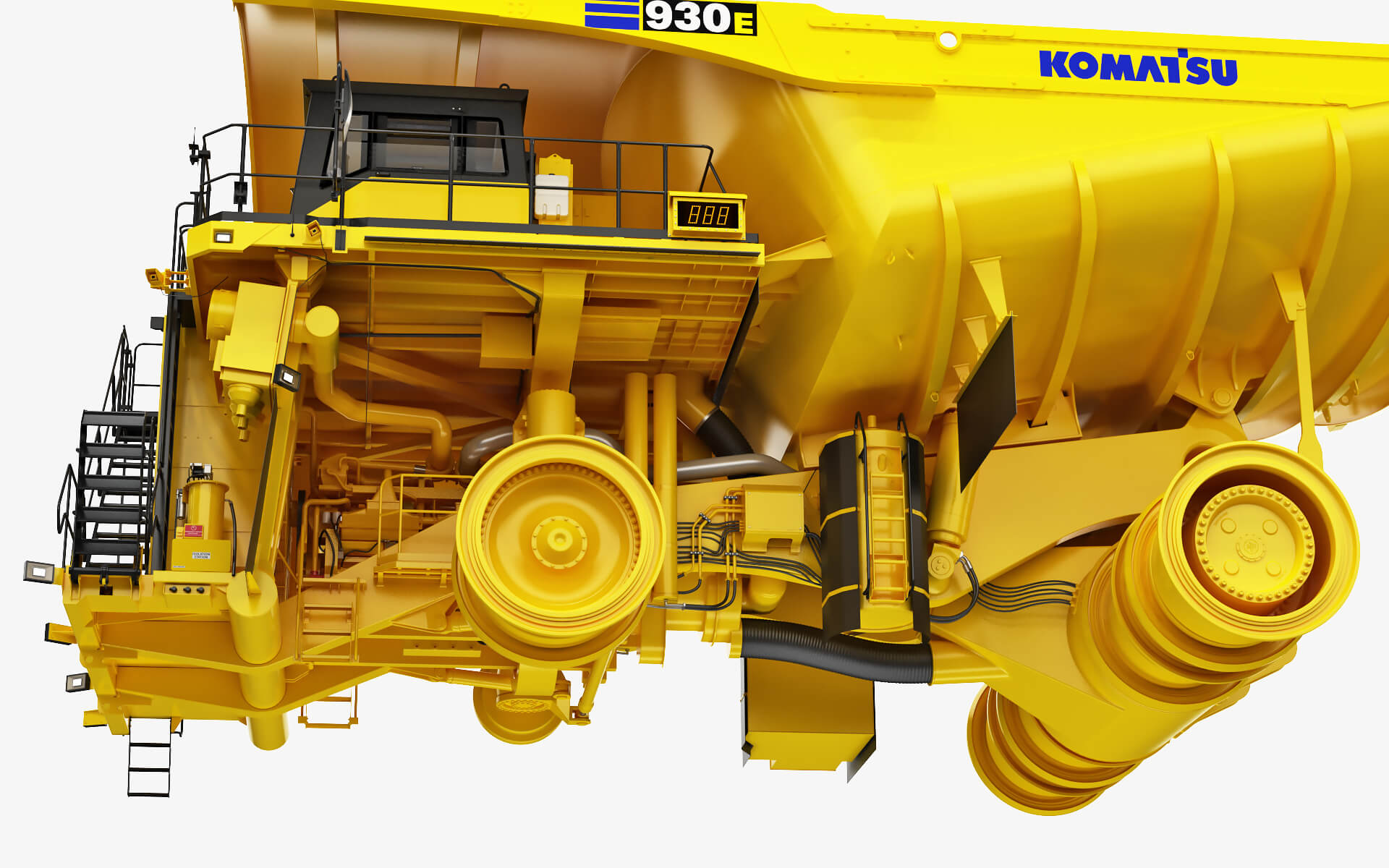 Komatsu 930 E-5 Mining Dump Truck 3D Model by modelspro