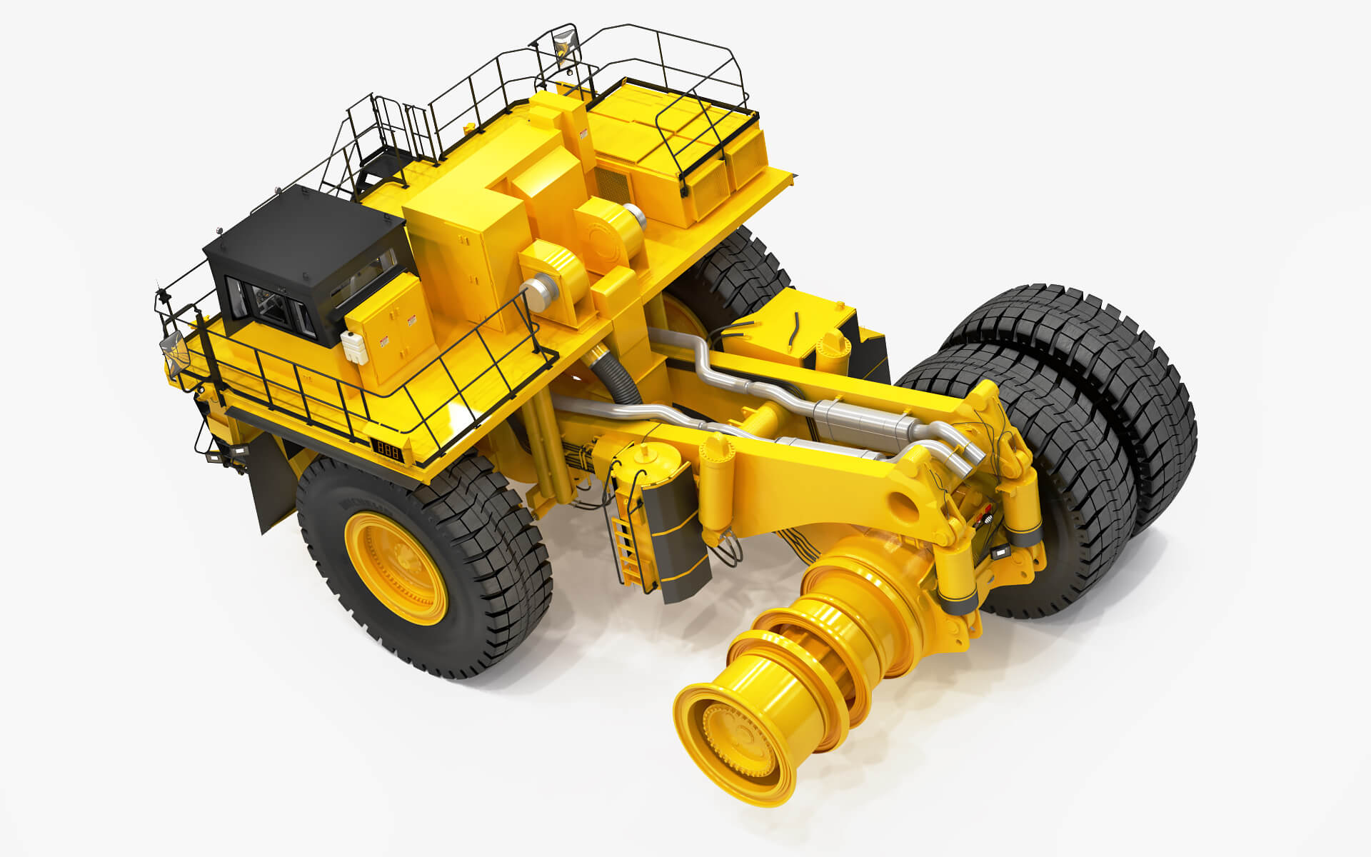 Komatsu 930 E-5 Mining Dump Truck 3D Model by modelspro