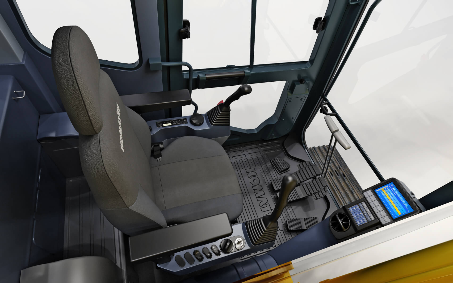 Komatsu Pc210Lc Crawler Excavator - 3D Model by modelspro