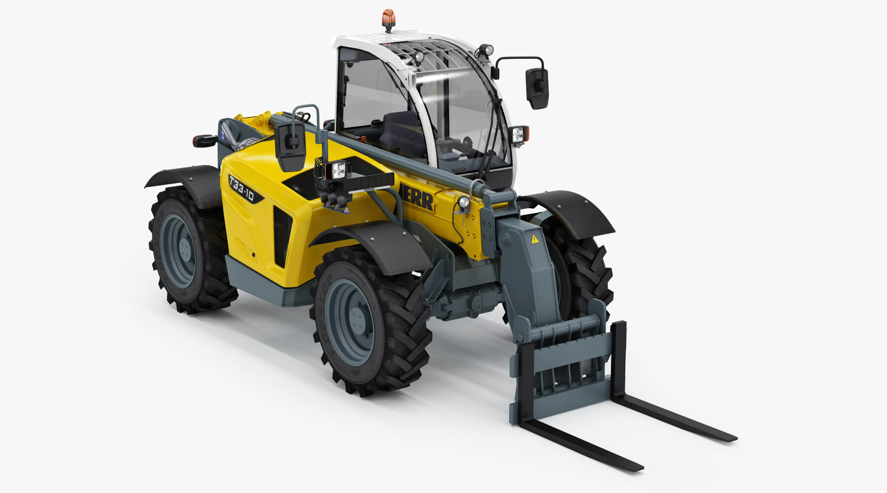 Liebherr T33 10S Telehandler - 3D Model by modelspro