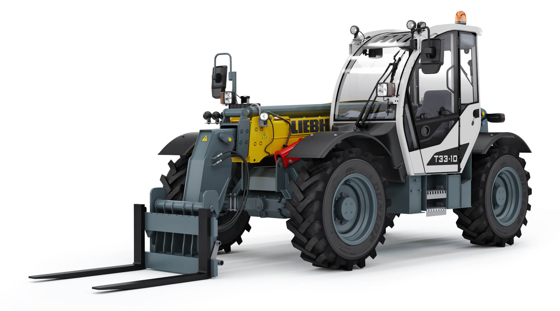 Liebherr T33 10S Telehandler - 3D Model by modelspro