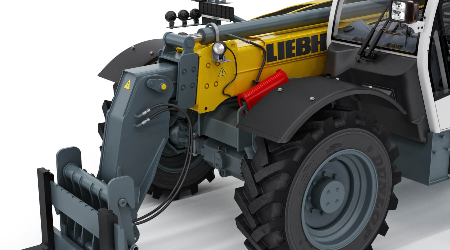 Liebherr T33 10S Telehandler - 3D Model by modelspro