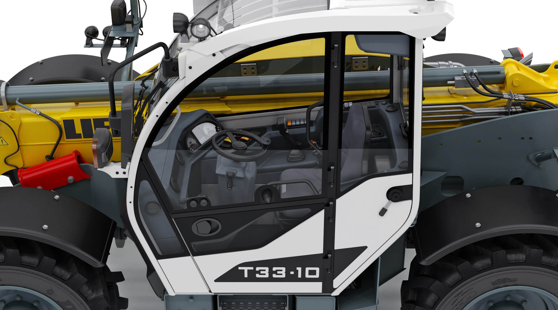 Liebherr T33 10S Telehandler - 3D Model by modelspro