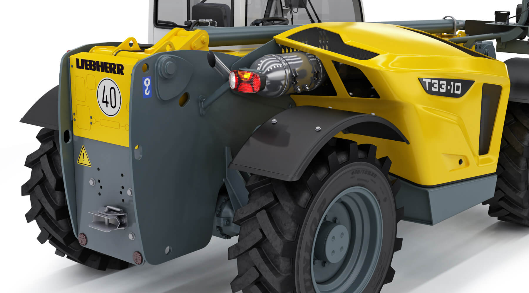 Liebherr T33 10S Telehandler - 3D Model by modelspro