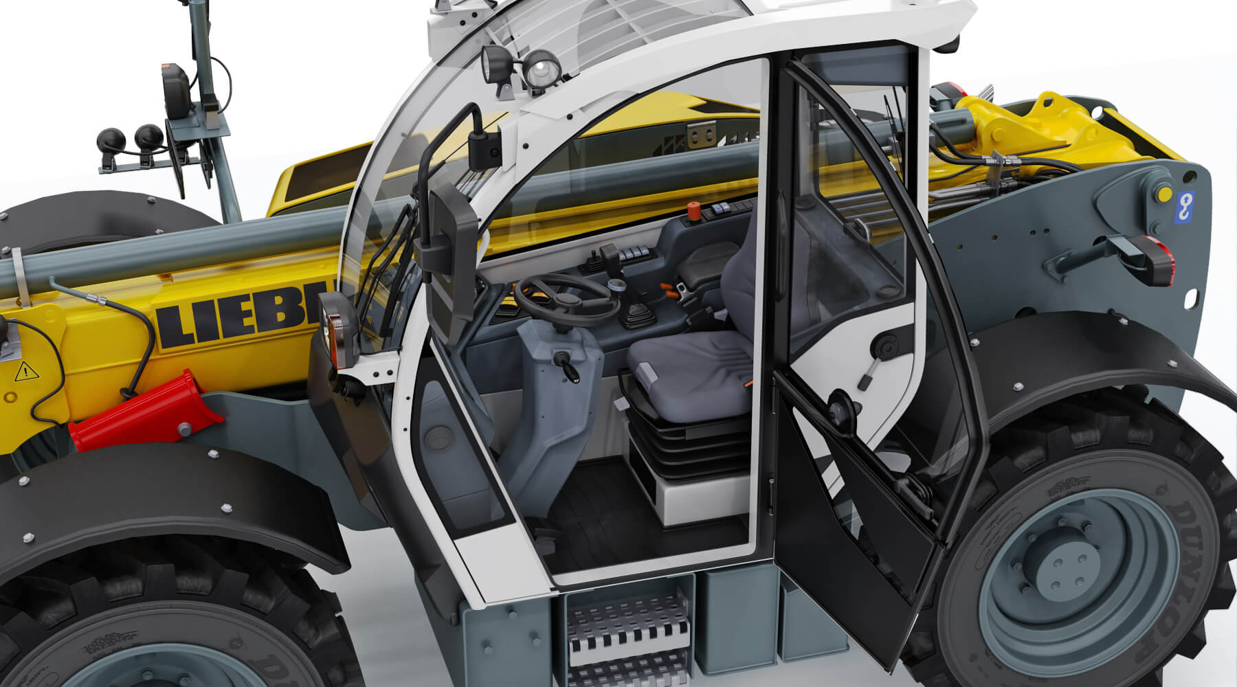 Liebherr T33 10S Telehandler - 3D Model by modelspro