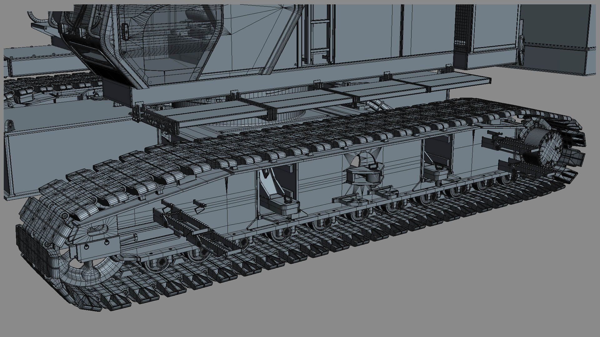 Manitowoc MLC100 Crawler Crane - 3D Model by modelspro