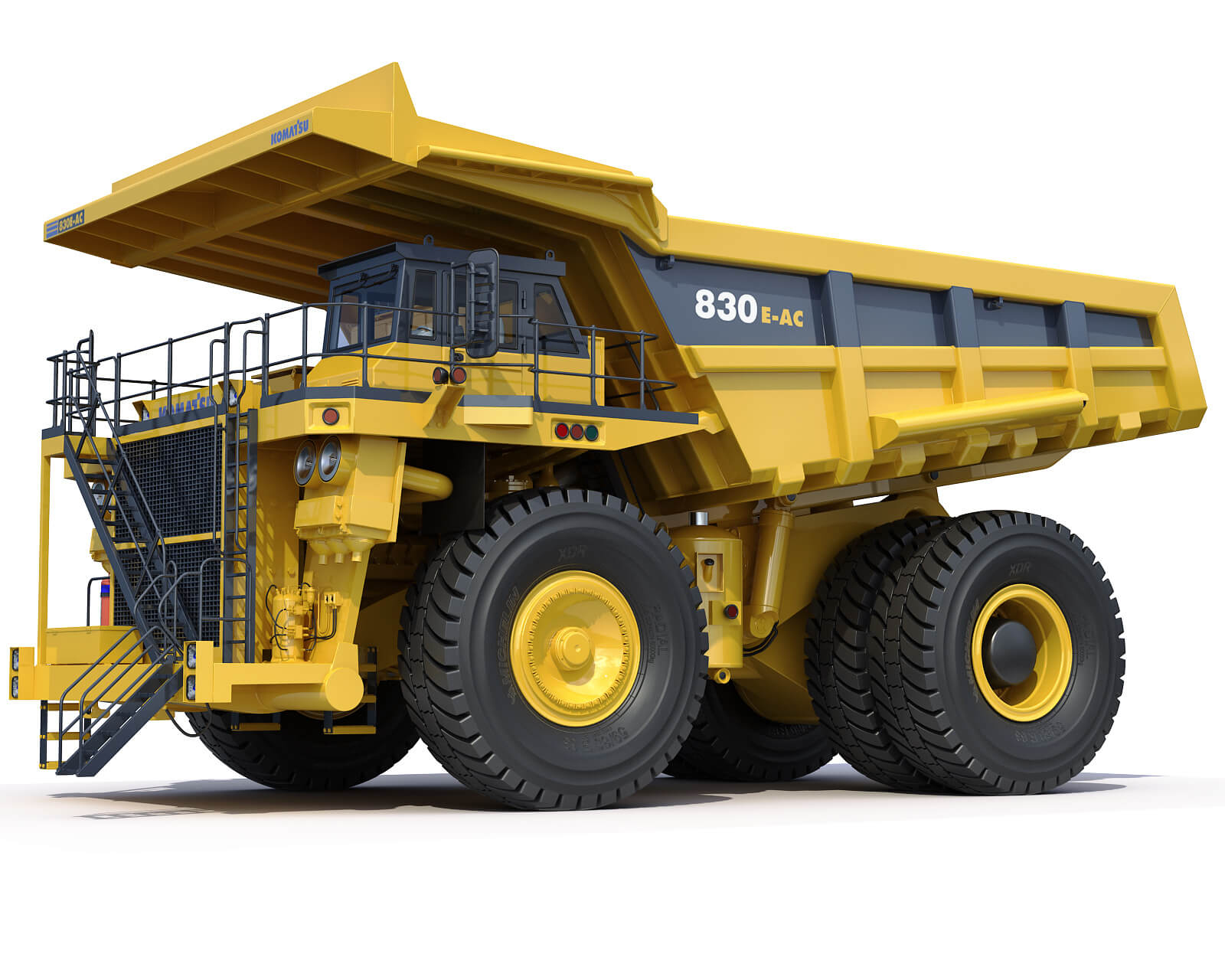 Mining Dump Truck Komatsu 830E-AC 3D Model by modelspro