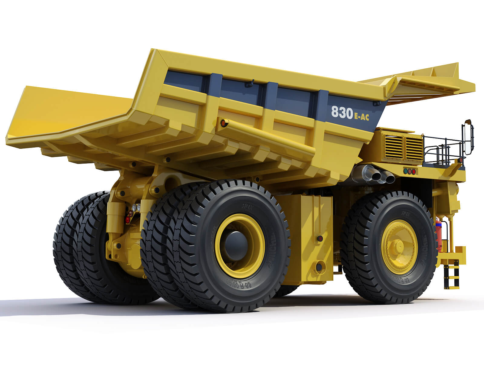 Mining Dump Truck Komatsu 830E-AC 3D Model by modelspro