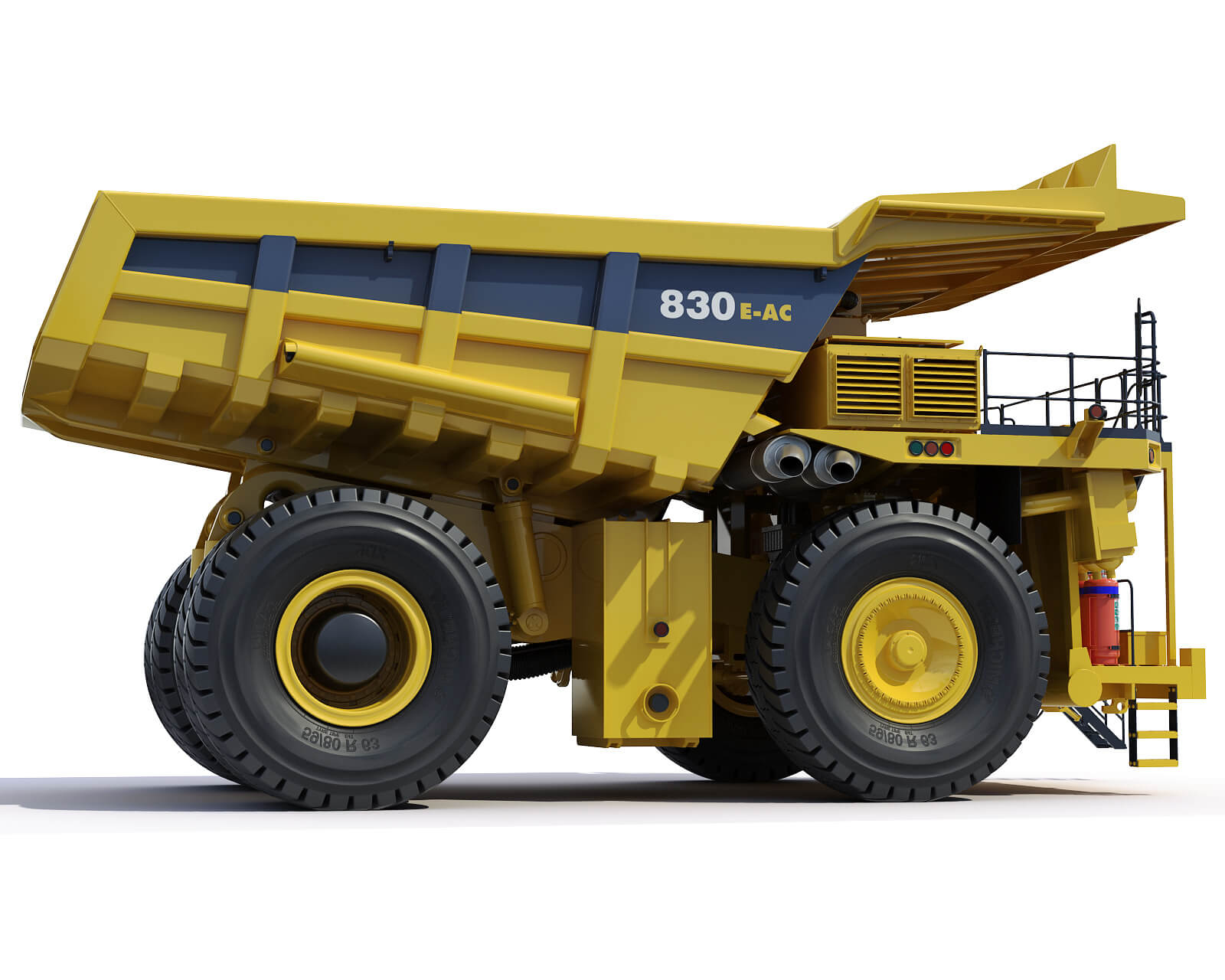 Mining Dump Truck Komatsu 830E-AC 3D Model by modelspro