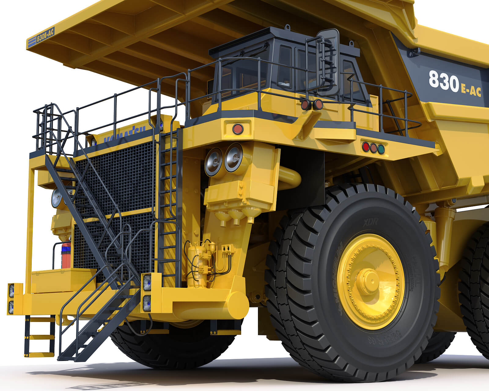 Mining Dump Truck Komatsu 830E-AC 3D Model by modelspro