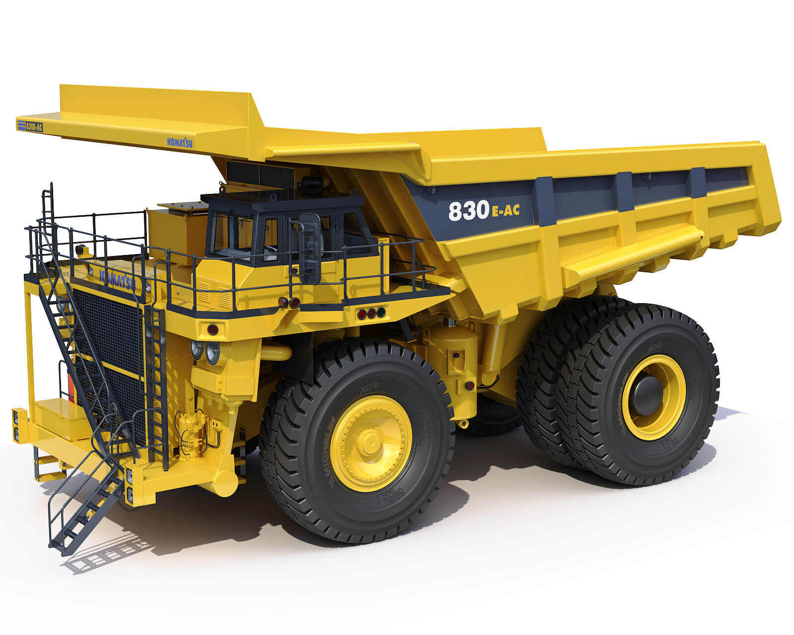 Mining Dump Truck Komatsu 830E-AC 3D Model by modelspro