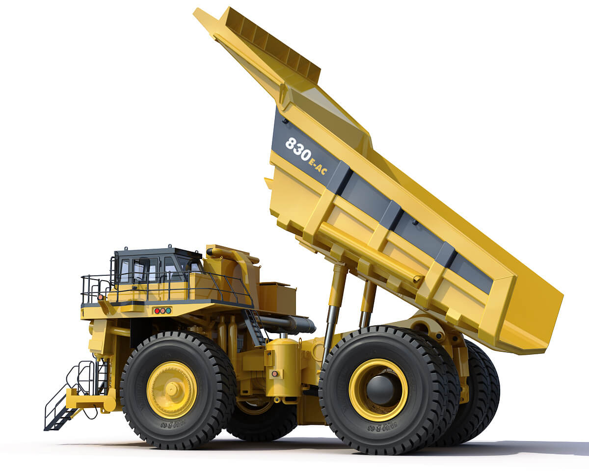 Mining Dump Truck Komatsu 830E-AC 3D Model by modelspro