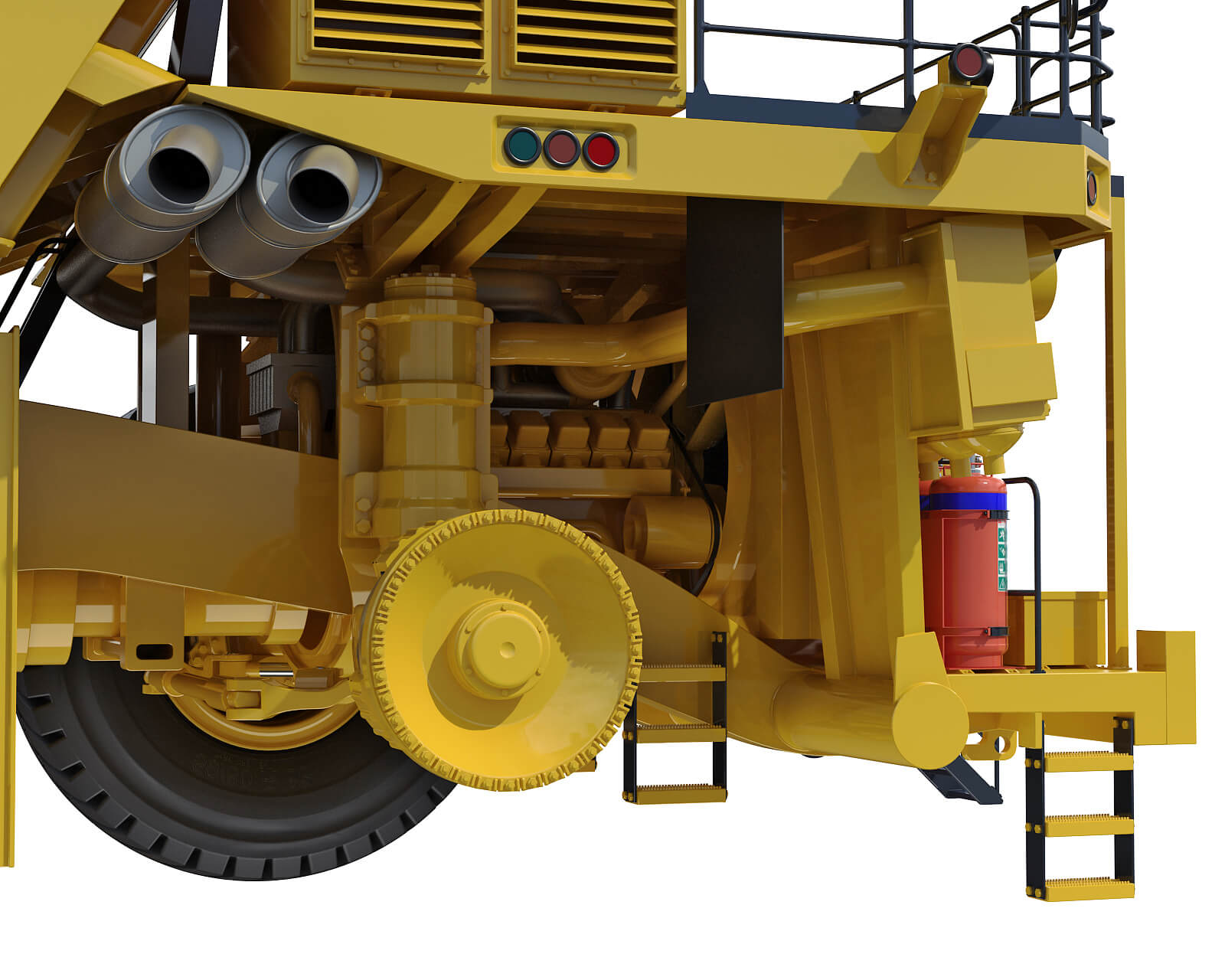Mining Dump Truck Komatsu 830E-AC 3D Model by modelspro