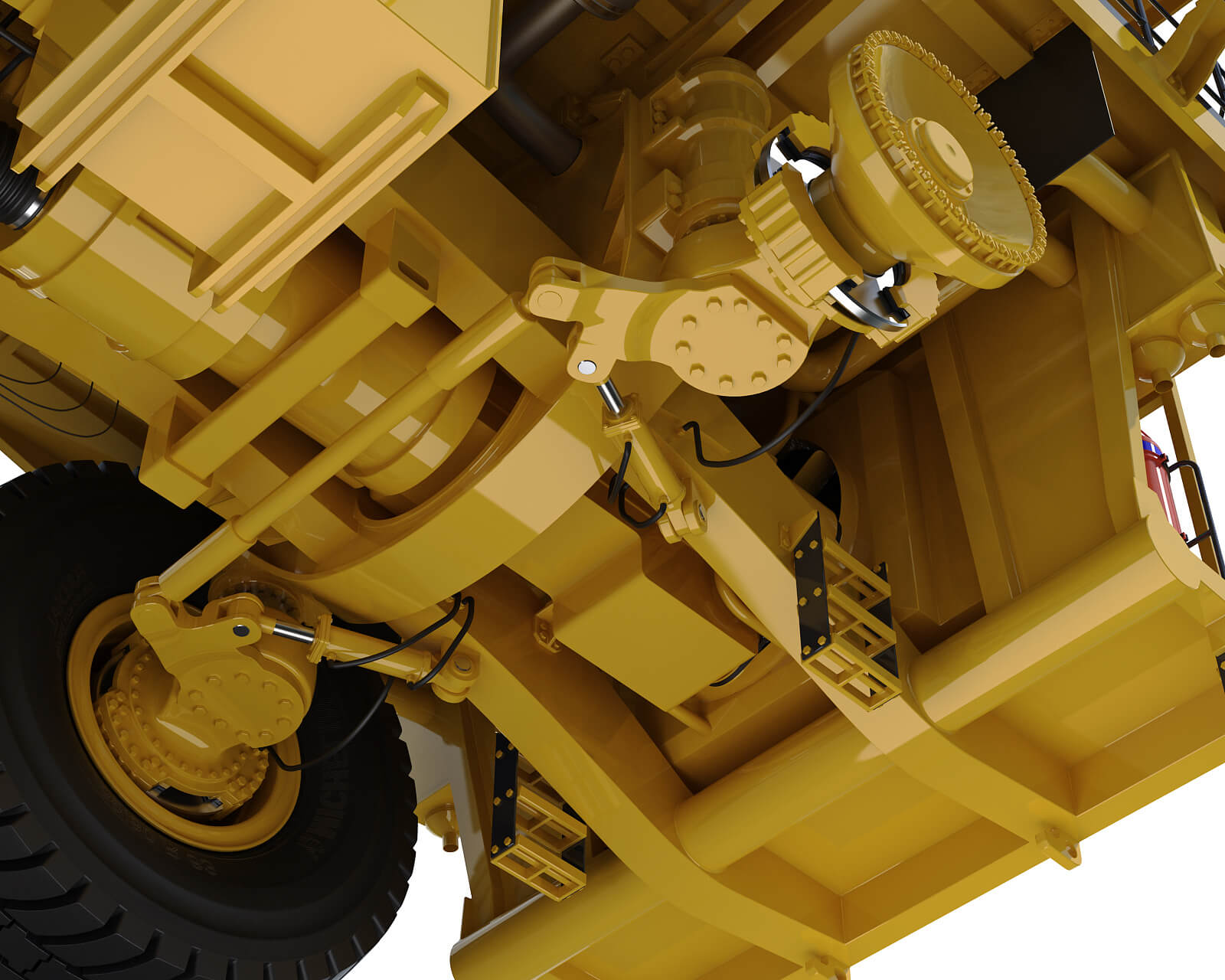 Mining Dump Truck Komatsu 830E-AC 3D Model by modelspro