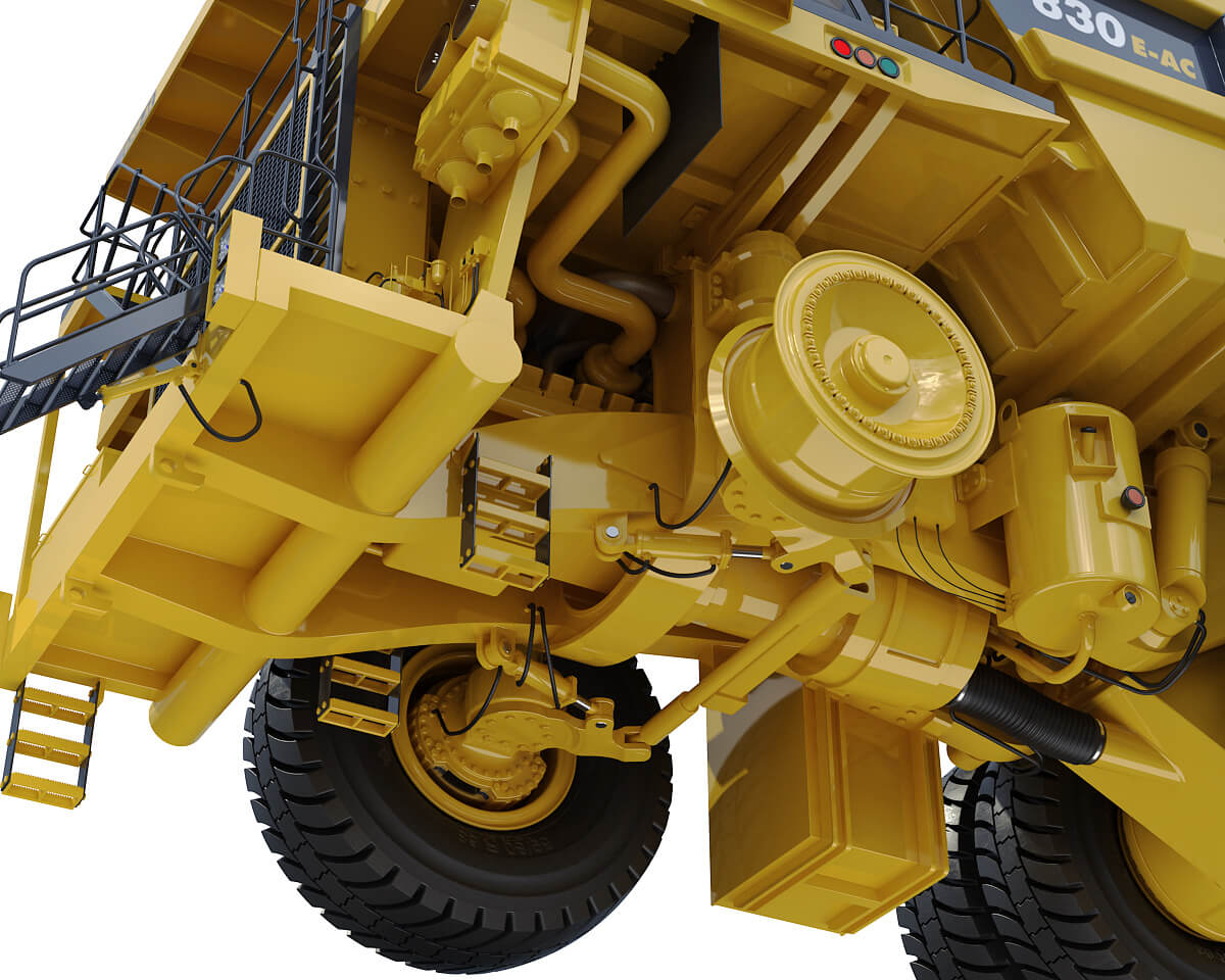 Mining Dump Truck Komatsu 830E-AC 3D Model by modelspro