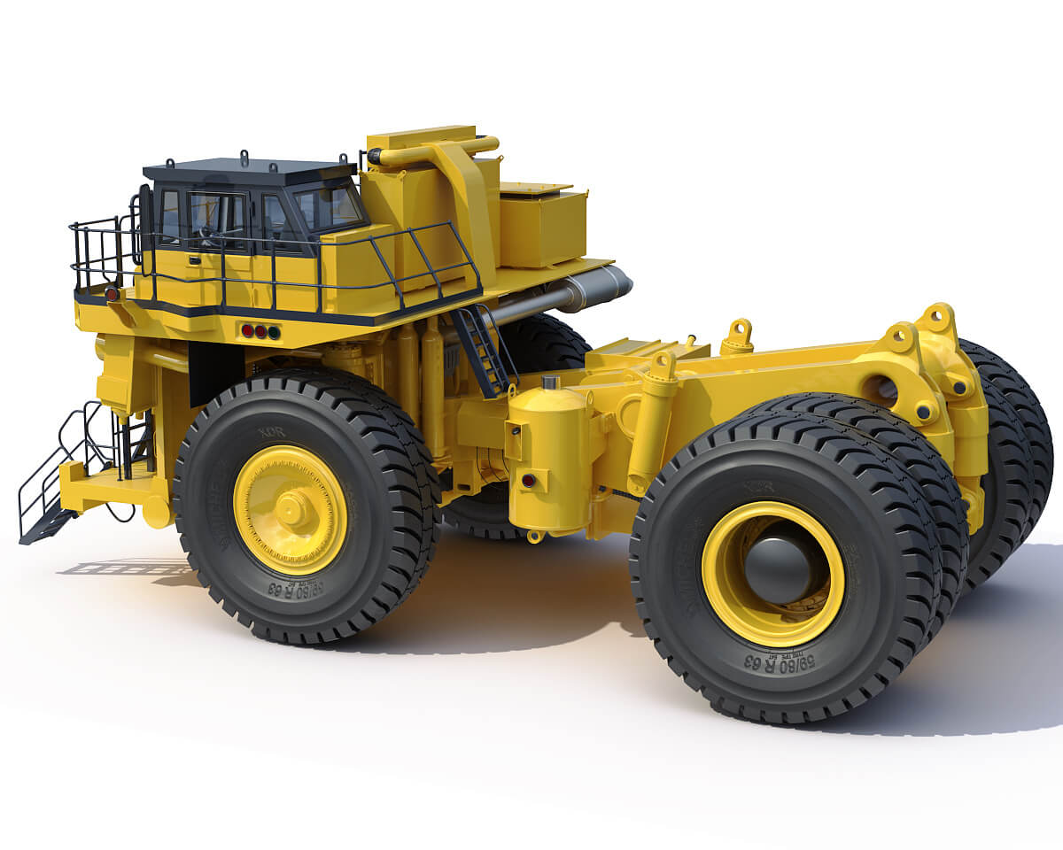 Mining Dump Truck Komatsu 830E-AC 3D Model by modelspro