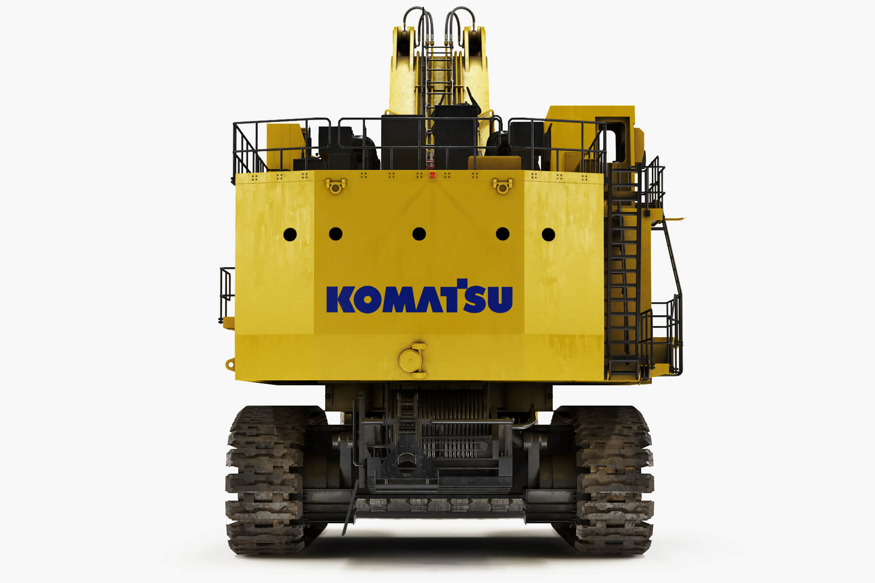 Mining Excavator Komatsu Pc8000-6 Backhoe 3D Model by modelspro