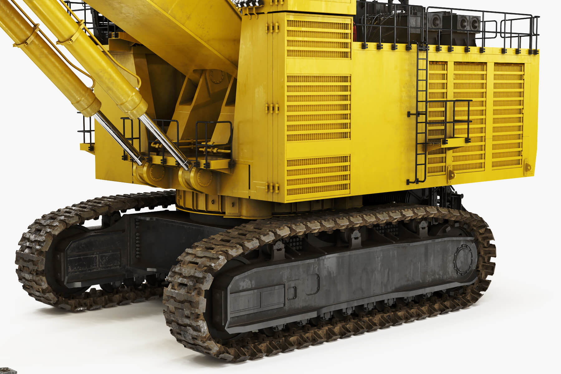 Mining Excavator Komatsu Pc8000-6 Backhoe 3D Model by modelspro