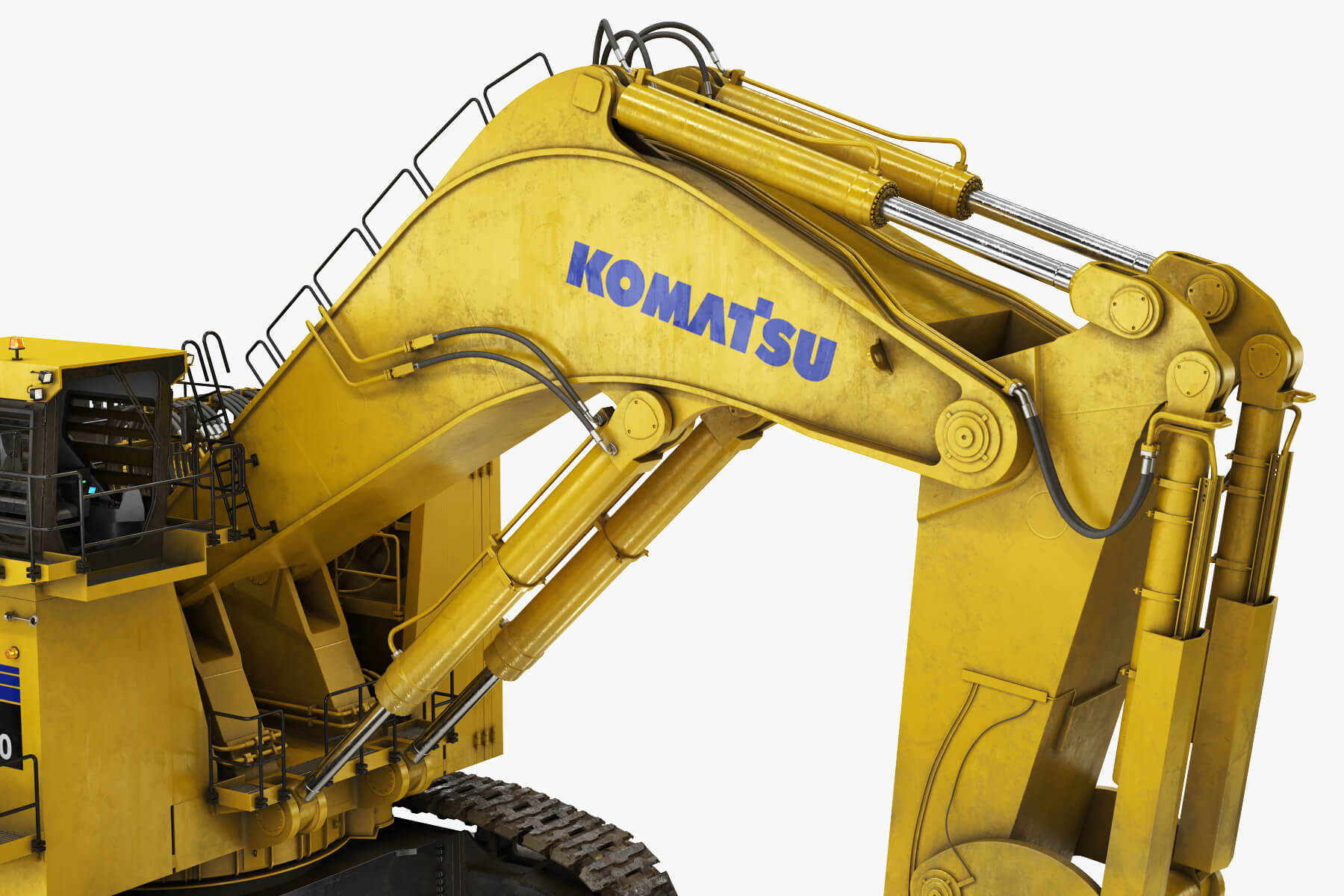 Mining Excavator Komatsu Pc8000-6 Backhoe 3D Model by modelspro
