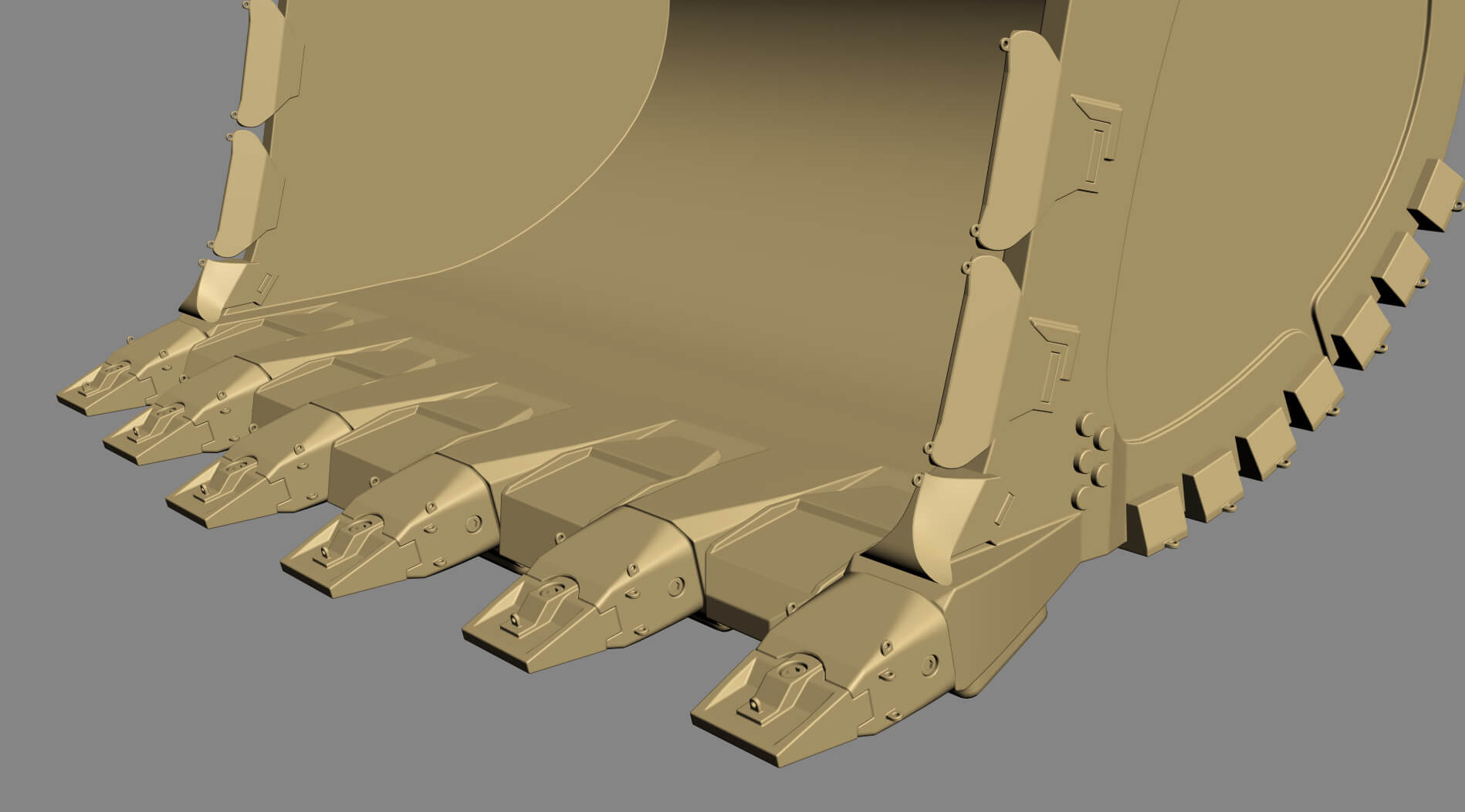 Mining Excavator Komatsu Pc8000-6 Backhoe 3D Model by modelspro